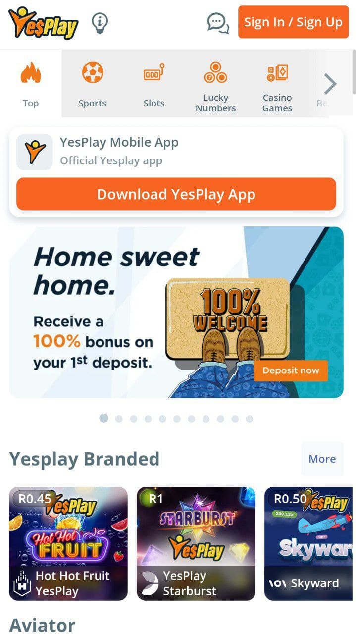 YesPlay App Download on Android APK & iOS in South Africa